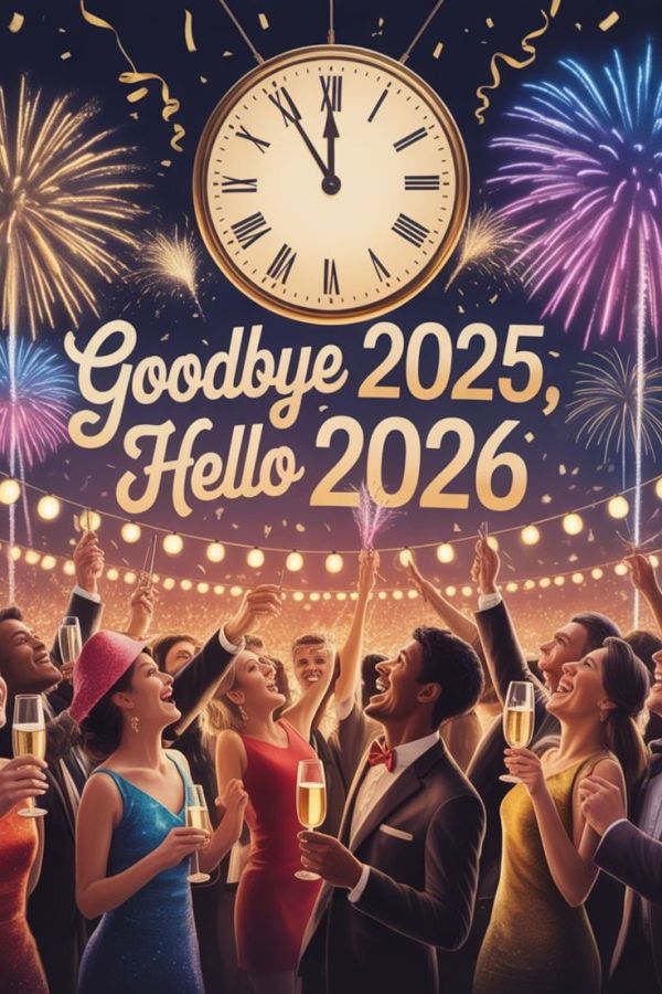 Goodbye 2025 wishes, greetings, and images to welcome New Year 2026 ...