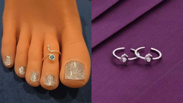 Simple but very classy, this silver Bichhiya design will win your heart ...